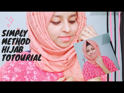 Easy Hijab style //simple Hijab  tutorial/ഹിജാബ്