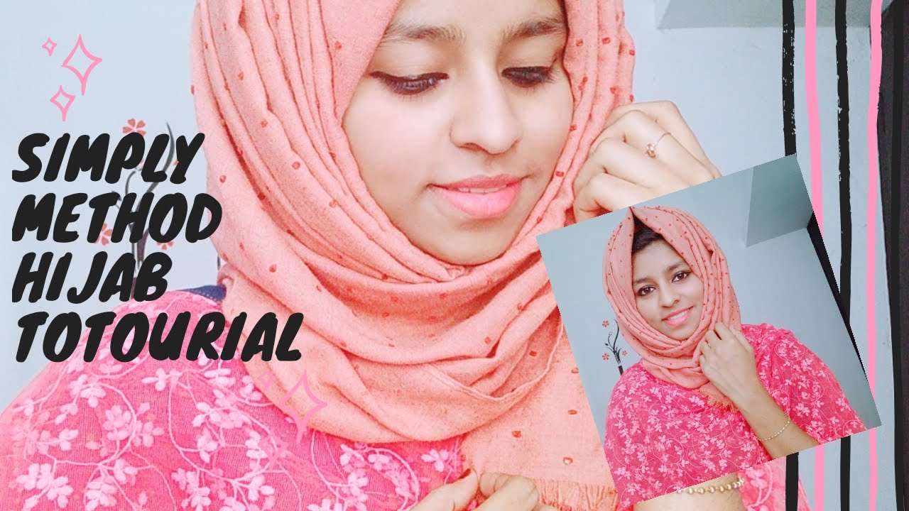 Easy Hijab style //simple Hijab tutorial/ഹിജാബ് - YouTube