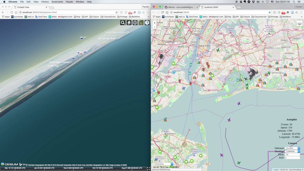 "Real" Air Traffic Control System + Flight Simulator - YouTube