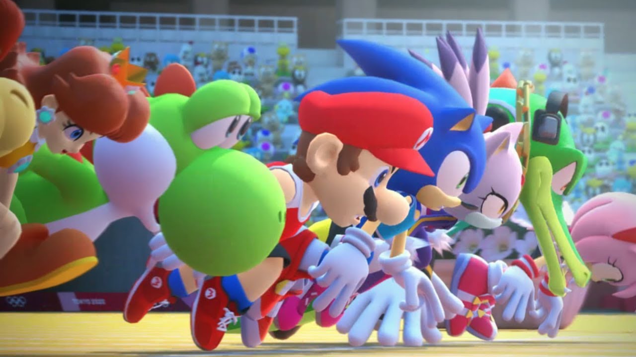 Mario & Sonic At The Olympic Games Tokyo 2020 Event 100m & 4x100m ...