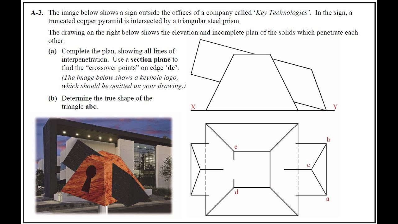 2013 short q intersection of solids - YouTube