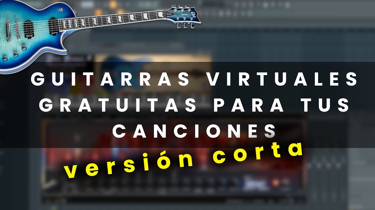 🎸 Como grabar una guitarra VIRTUAL y poner distorsión con plugins ...