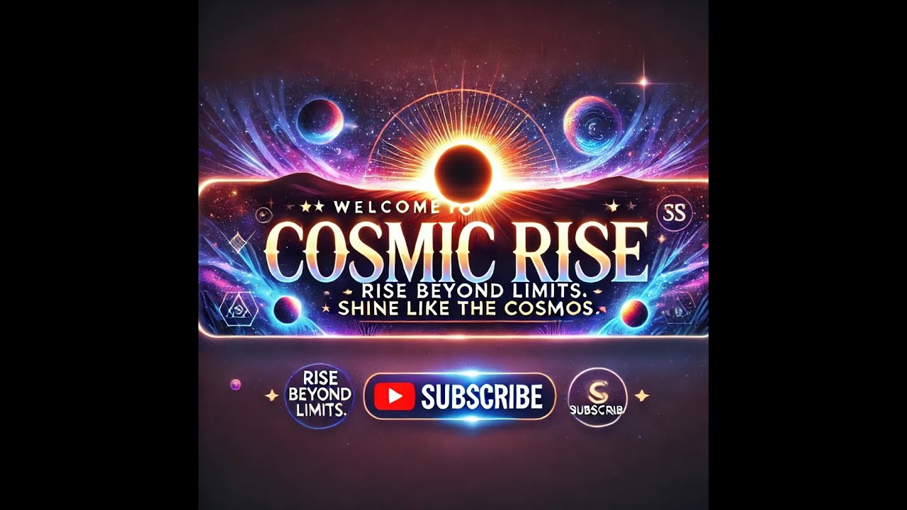 🔥 Welcome to Cosmic Rise | The Motivational Channel 🚀#motivation# ...