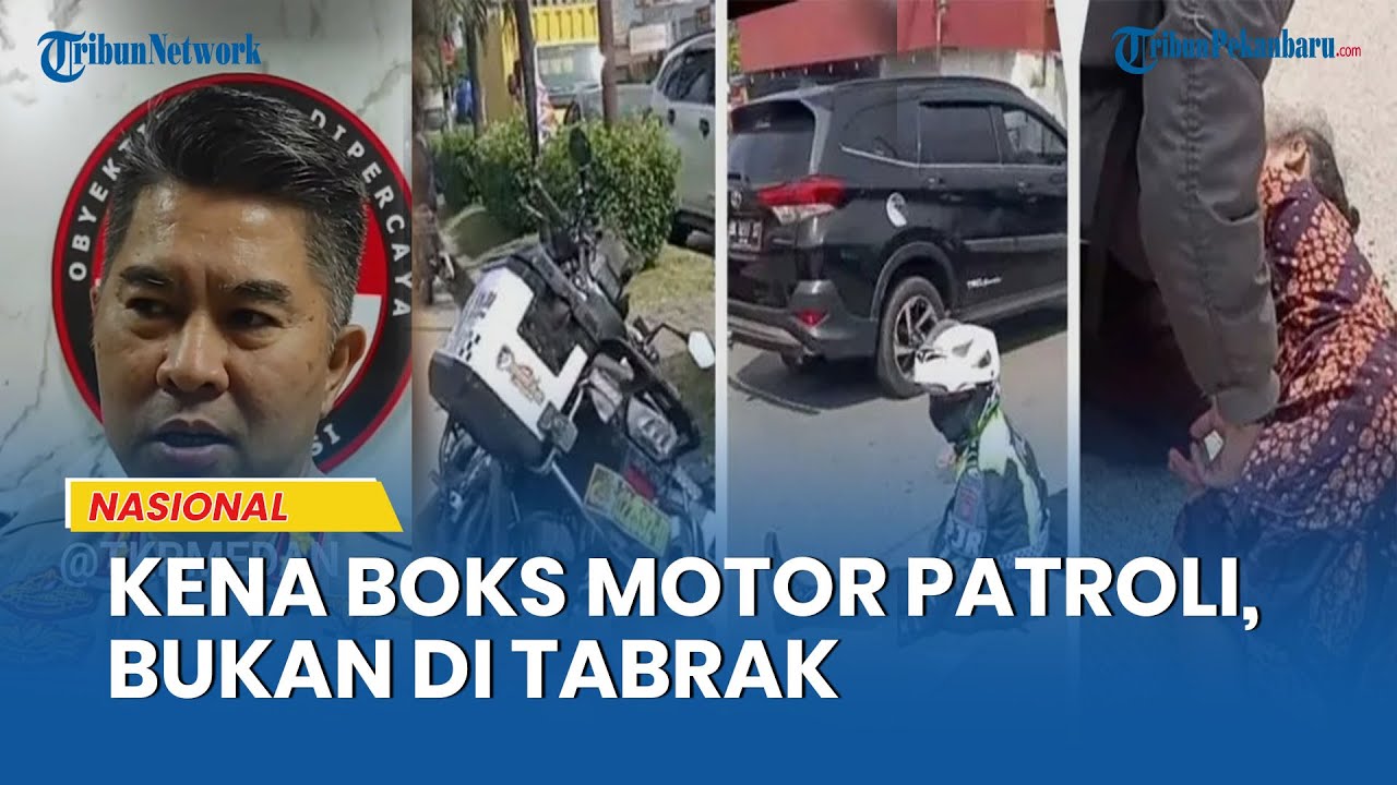 Polda Sumut Minta Maaf Nenek-nenek Tersenggol Pengemudi Motor Patroli ...