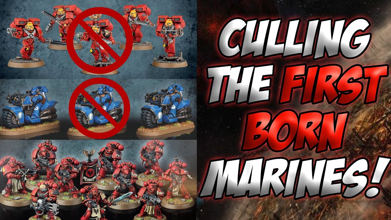 Removal of SOOO MANY firstborn Marine kits :( - YouTube