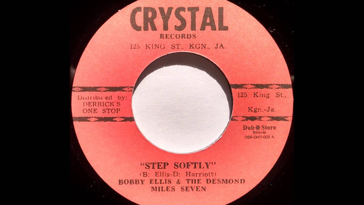 BOBBY ELLIS & THE DESMOND MILES SEVEN - Step Softly [1967] - YouTube
