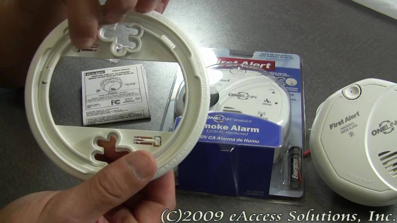 First Alert's One Link Hard Wired Smoke Alarm explanation and un-boxing ...