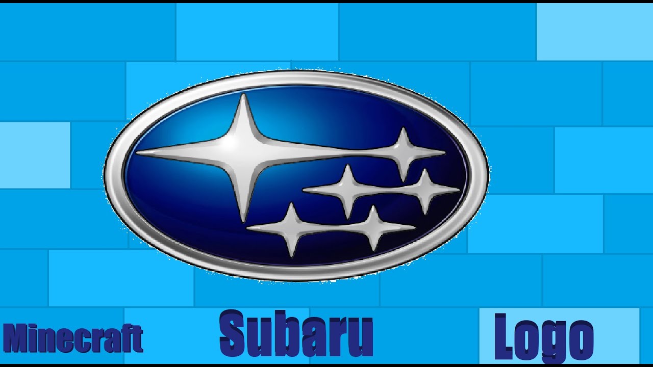 Как построить Subaru (Logo) в Minecraft - YouTube