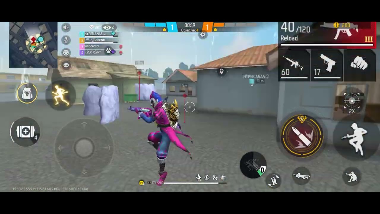 #garenafreefire #freefire #cs gameplay with joker bundle @hell.legend.ff01 - YouTube