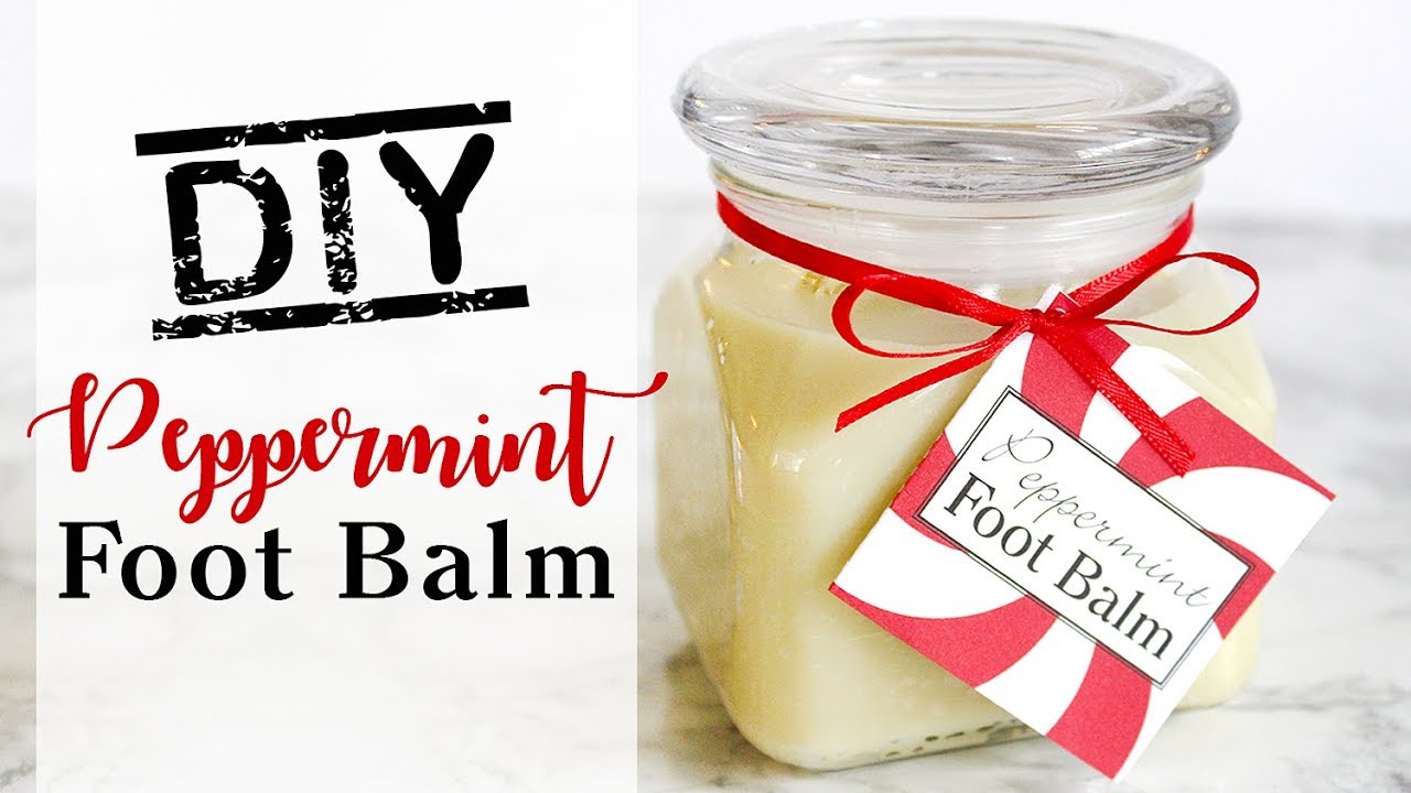 DIY Peppermint Foot Balm - YouTube