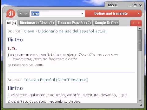 Definición de flirteo - YouTube