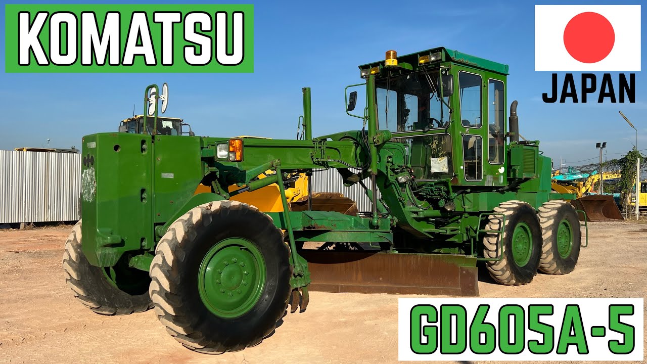 รถเกรดเดอร์ KOMATSU GD605A-5 มาใหม่ สแกร์ริฟาย พร้อม🤩🎉 ☎️093-0133778 ...