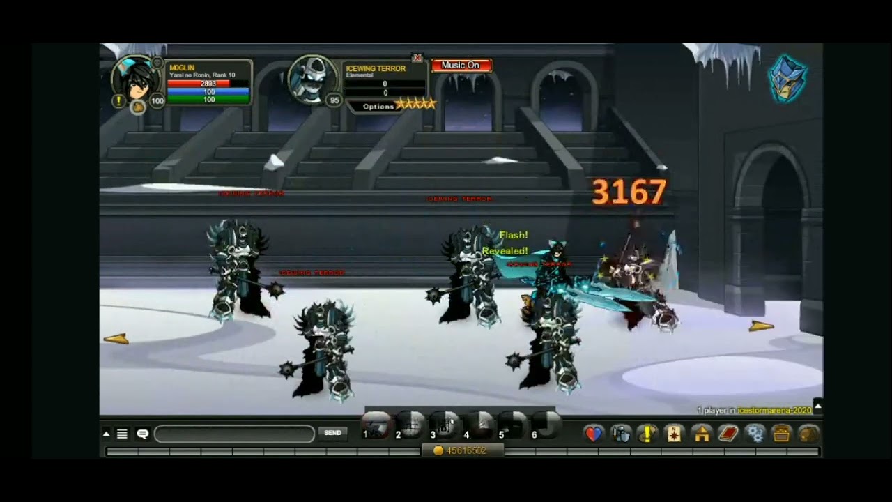 AQW :BASIC SOLO KILL WARLORD ICEWING #adventurequestworlds #aqworlds # ...