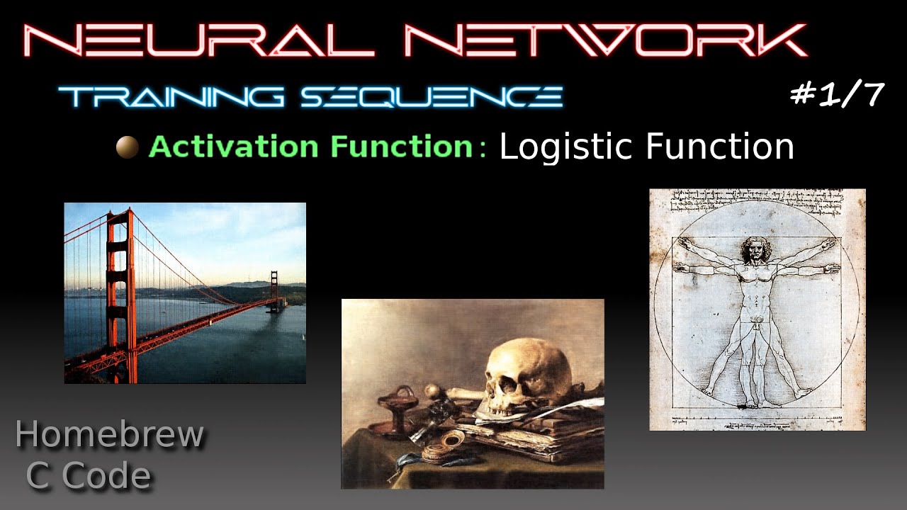Neural network Converging : Logistic function (1/7). Activation ...
