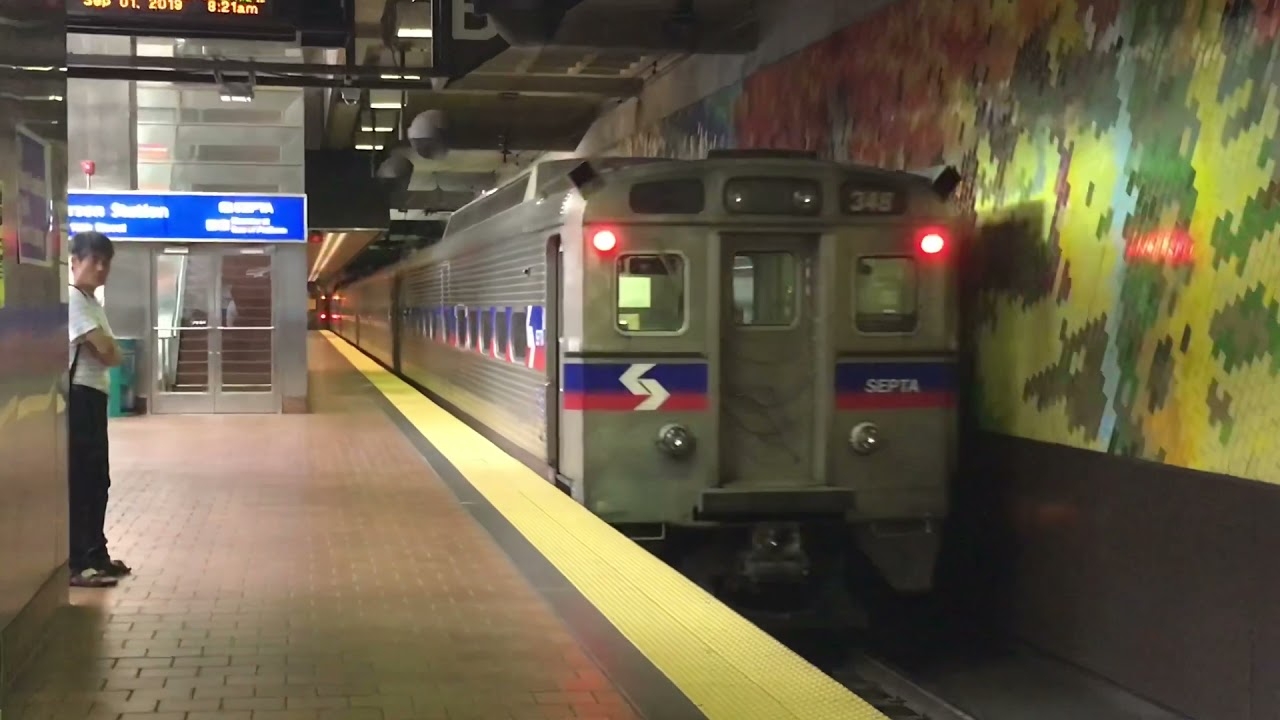 SEPTA: Regional Rail in Center City at Jefferson Station with Type 4 ...