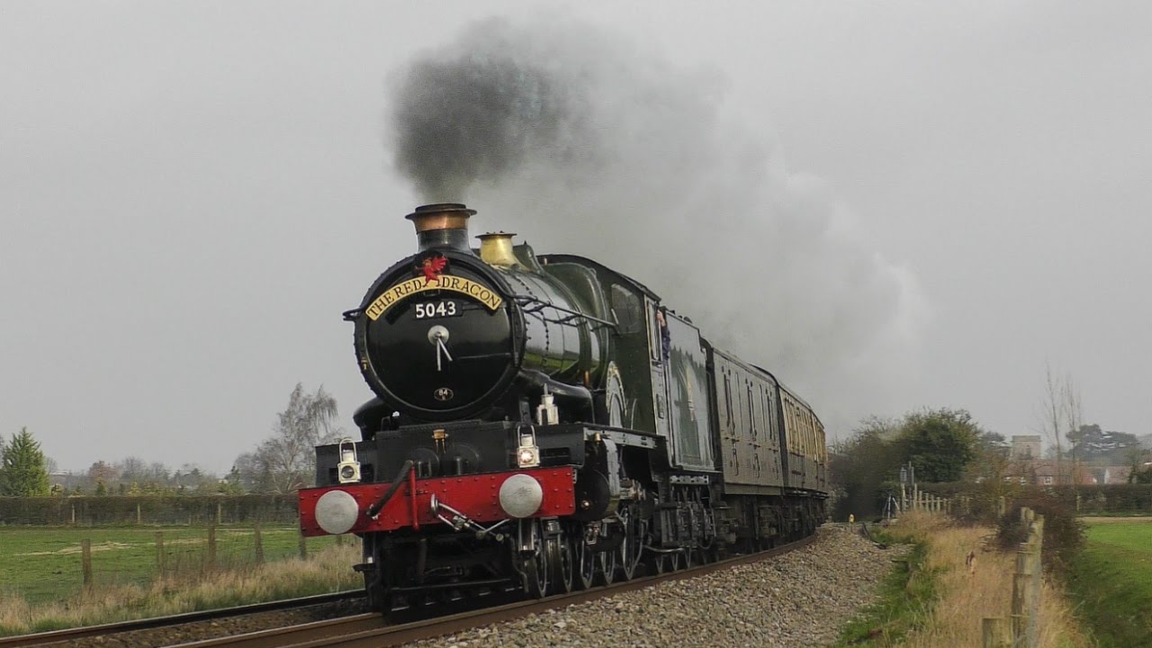The Pride Of The GWR - 5043 On The Red Dragon - 2017 - YouTube