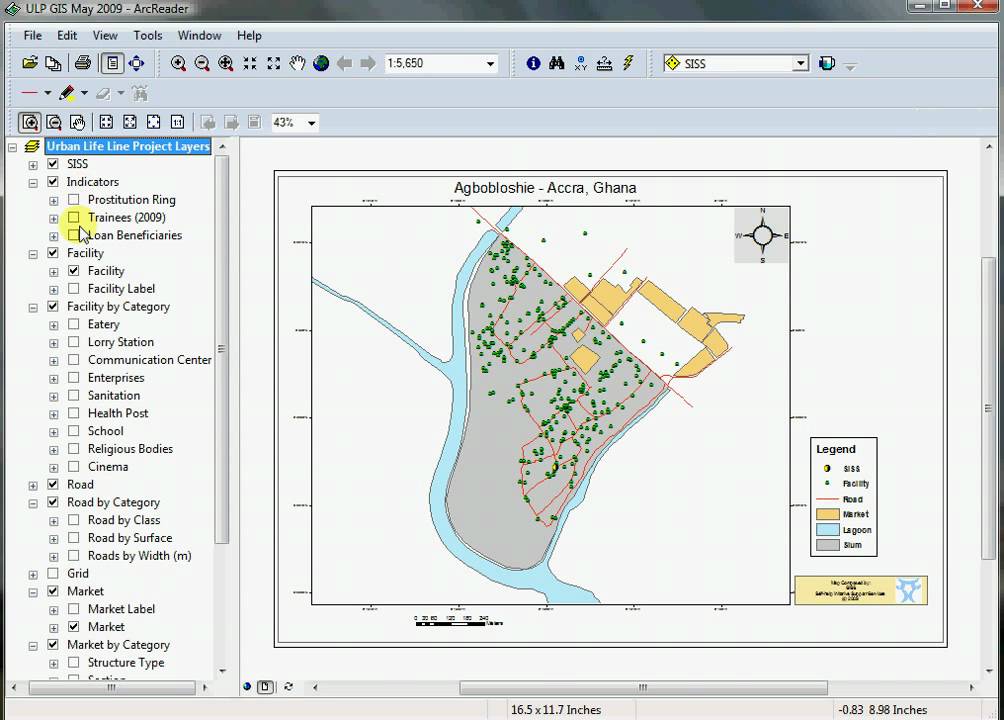 SISS ULP mapping ArcReader Application - YouTube