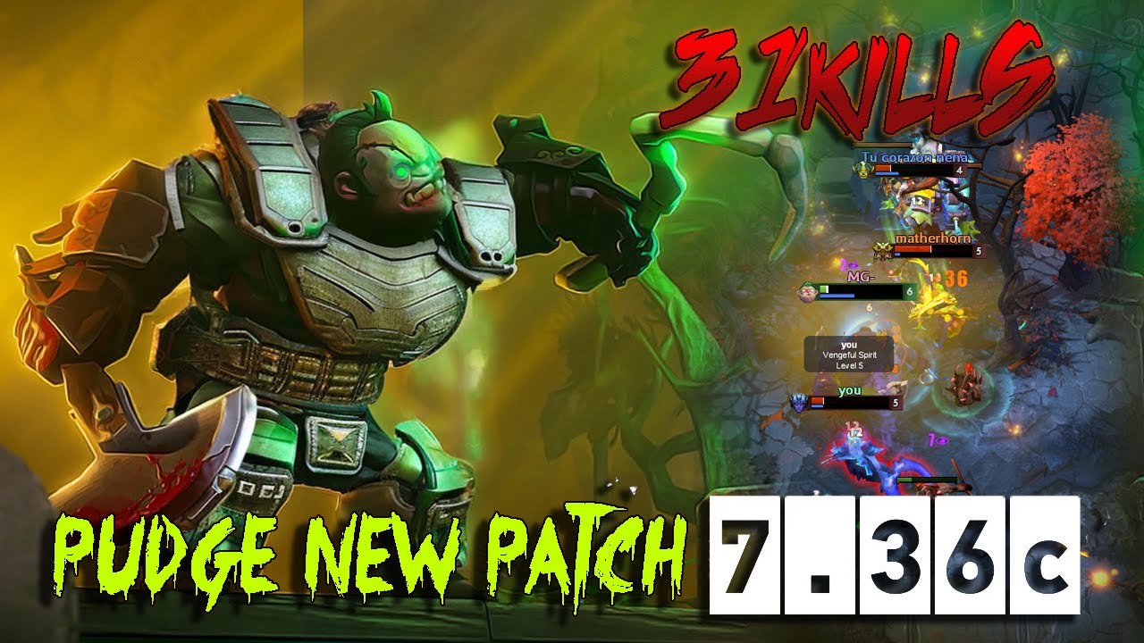New Patch, Who Dis? Pudge Feasting on Fresh Meat | DOTA2 MASTER - YouTube