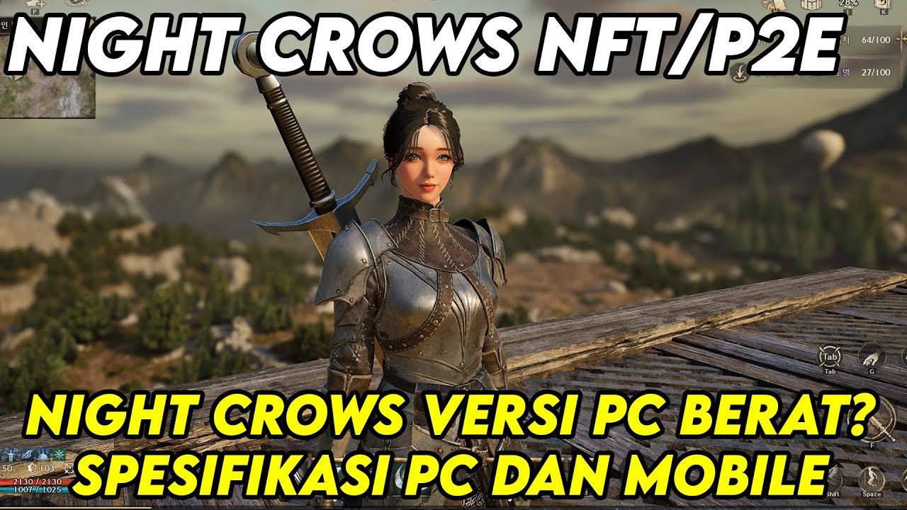 SPESIFIKASI NIGHT CROWS VERSI PC DAN MOBILE BERAT ? KEREN BANGET SIH VERSI PC - NIGHT CROWS NFT ...