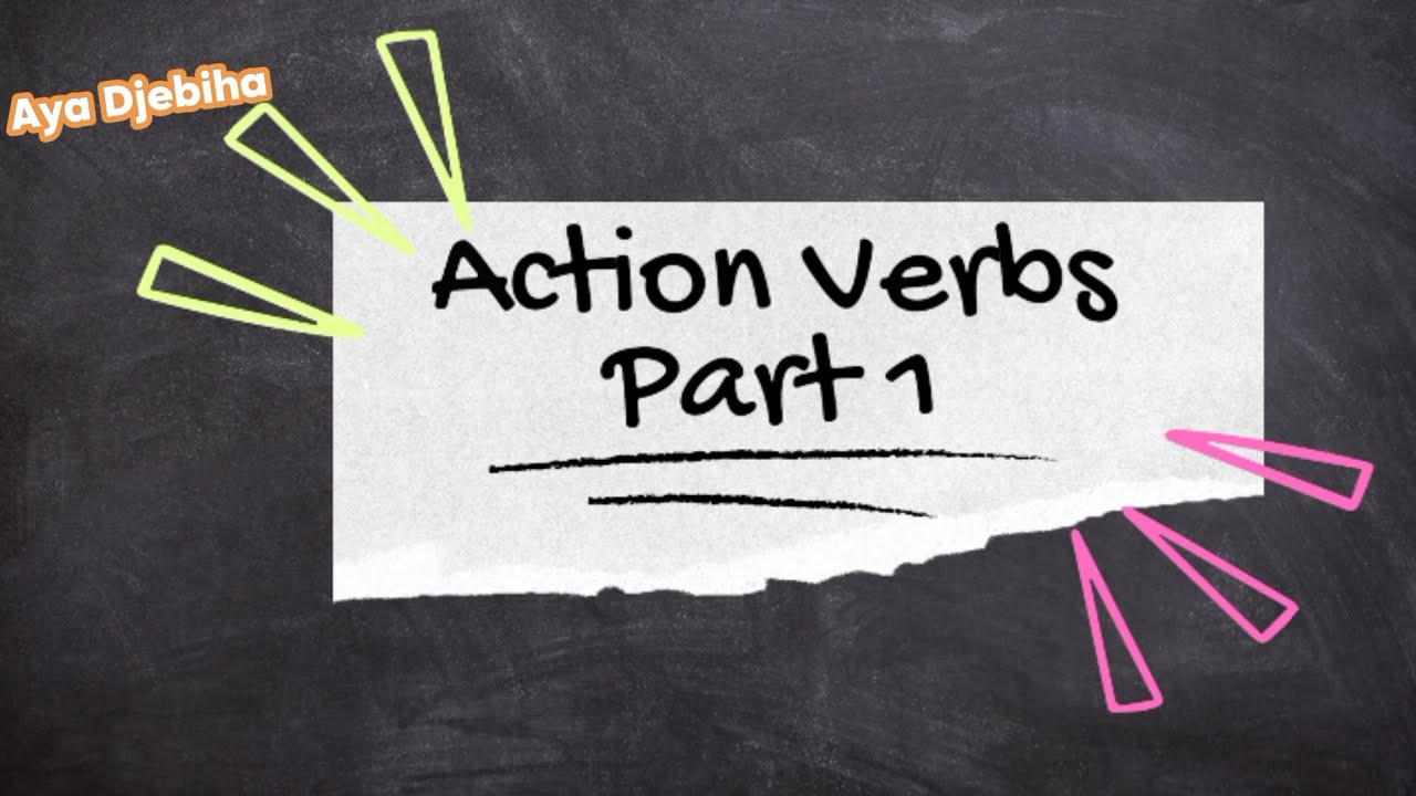 Enjoy English# Action verbs (أفعال الحركة) - YouTube