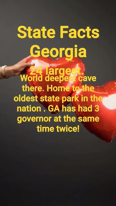 Georgia state facts. tell us more! #georgia #statefacts #states #shorts ...