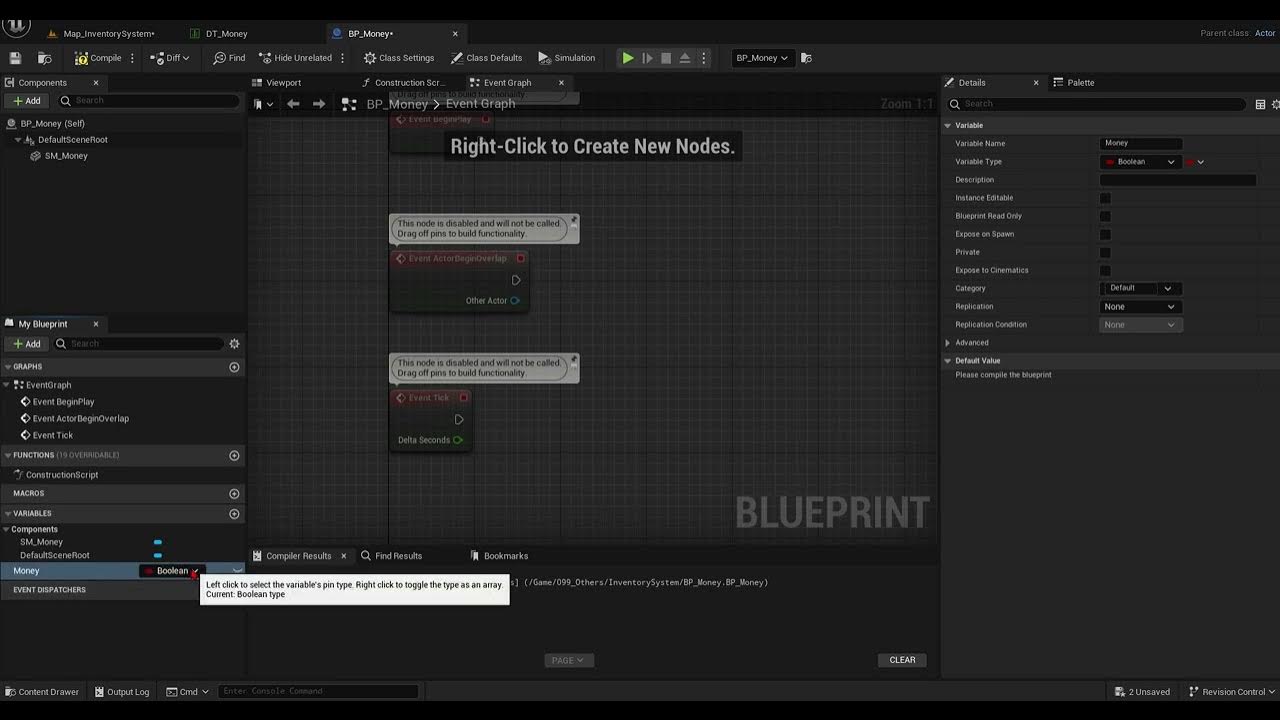 UE Data Table 009 Add Variable Type=Data Table Row Handle - YouTube