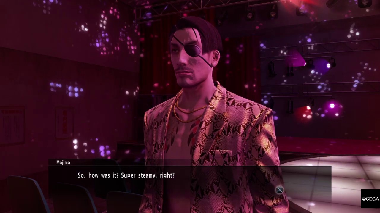 Majima pole dances for Kiryu - YAKUZA KIWAMI - YouTube