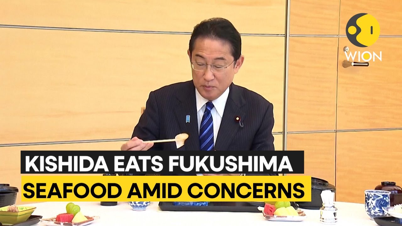 Japan PM Fumio Kishida, ministers eat Fukushima seafood to dispel ...