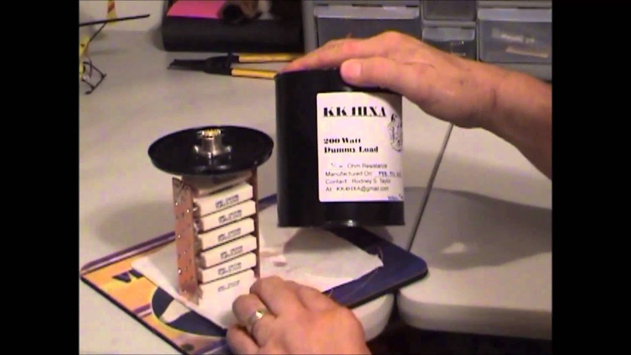 Home Brew 200 Watt Dummy Load Video 07-30-13 - YouTube