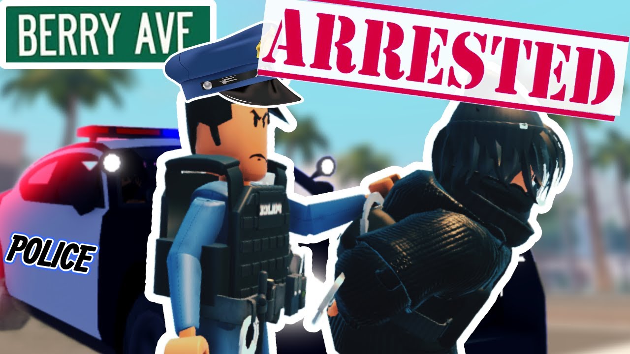 ARRESTED IN BERRY AVENUE! Roblox Family Roleplay - YouTube