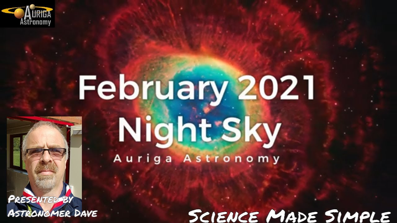 February 2021 night sky - YouTube