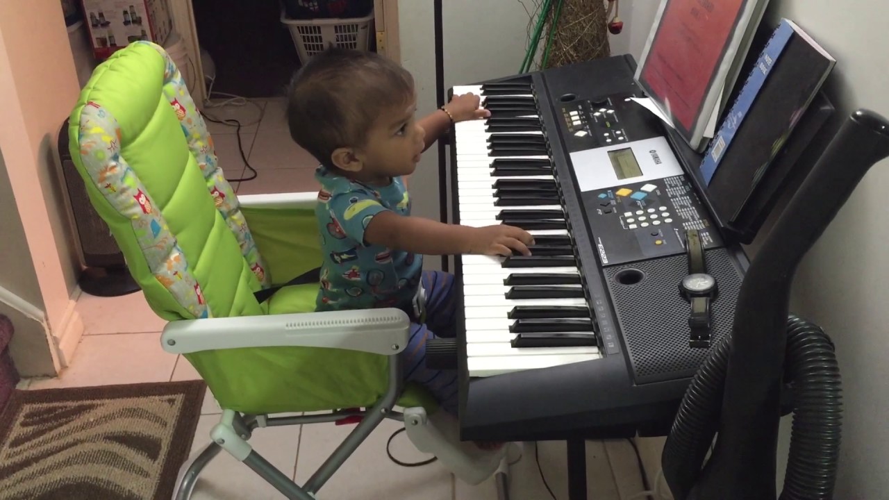World youngest musician | Playing piano/keyboard | at the age of one ...