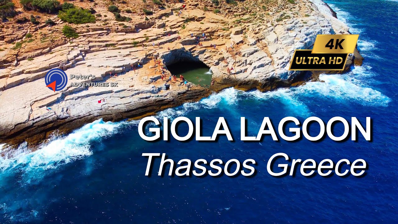 GIOLA Lagoon THASSOS Greece 4K UHD - YouTube