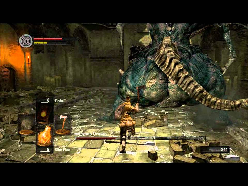 Dark Souls Asylum Demon - YouTube