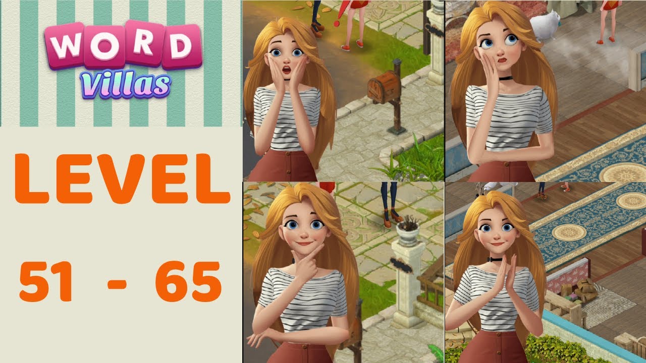 Word Villas Levels 51 to 65 Answers - YouTube