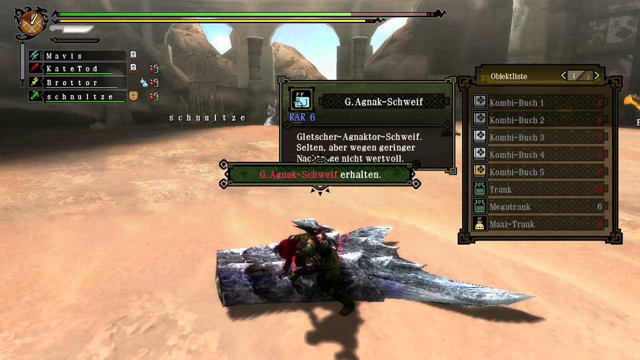 Monster Hunter Tri Ultimate - Agnaktor+ Eis Agnaktor [German/HD] - YouTube