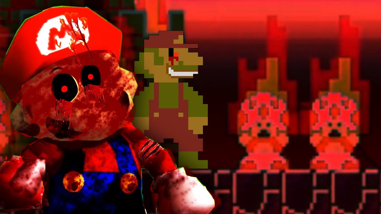 Super Mario Bros but Mario kills everyone. - YouTube
