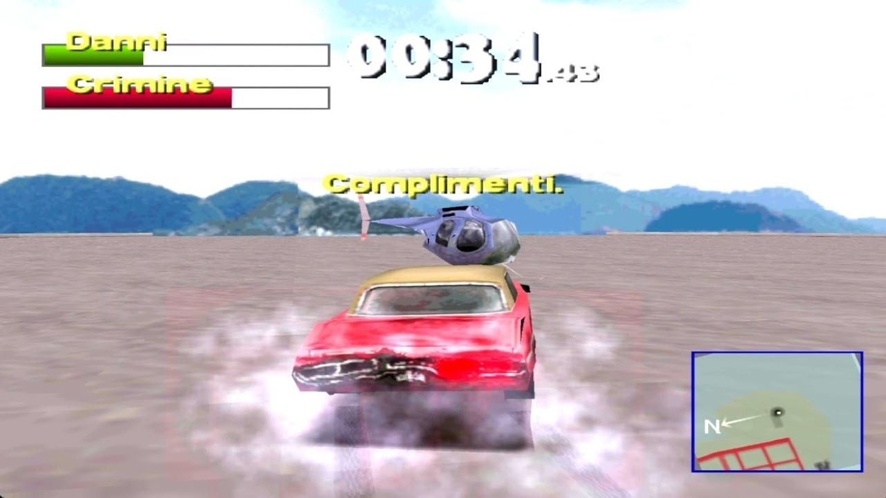 DRIVER 2:BACK ON THE STREETS-PS1 (2000) MISSIONE 36:LENNY STA SCAPPANDO ...