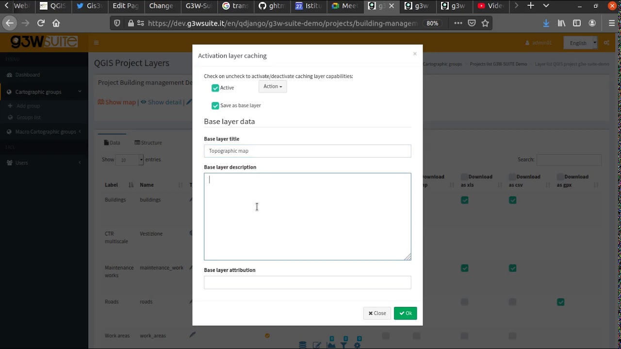 G3W-SUITE 3.1: Base layers - YouTube