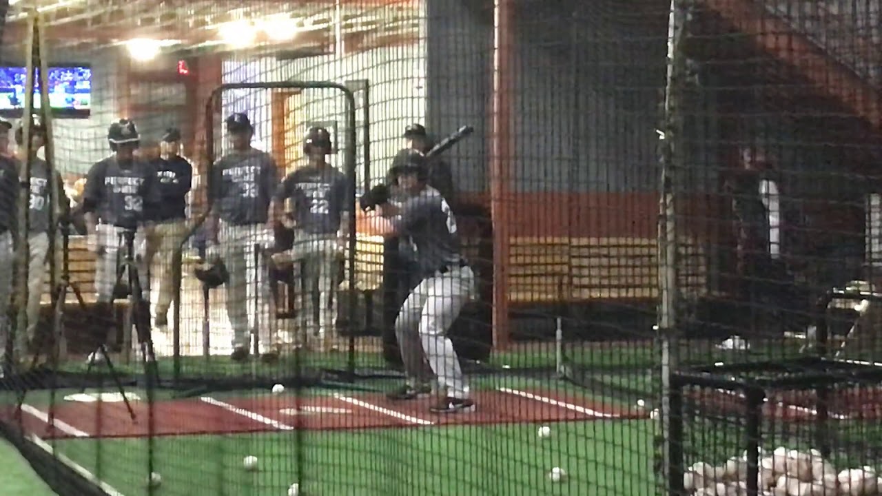 MIKE GALLARO 2021 CATCHER PG NORTHEAST INDOOR SHOWCASE BP - YouTube