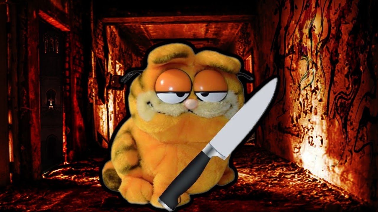 We made Garfield SCARY!!!! (feat. @LinguineWeenie ) - YouTube