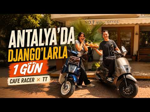 Peugeot Django 125 Cafe Racer ve TT ile Antalya'da Bir Gün !