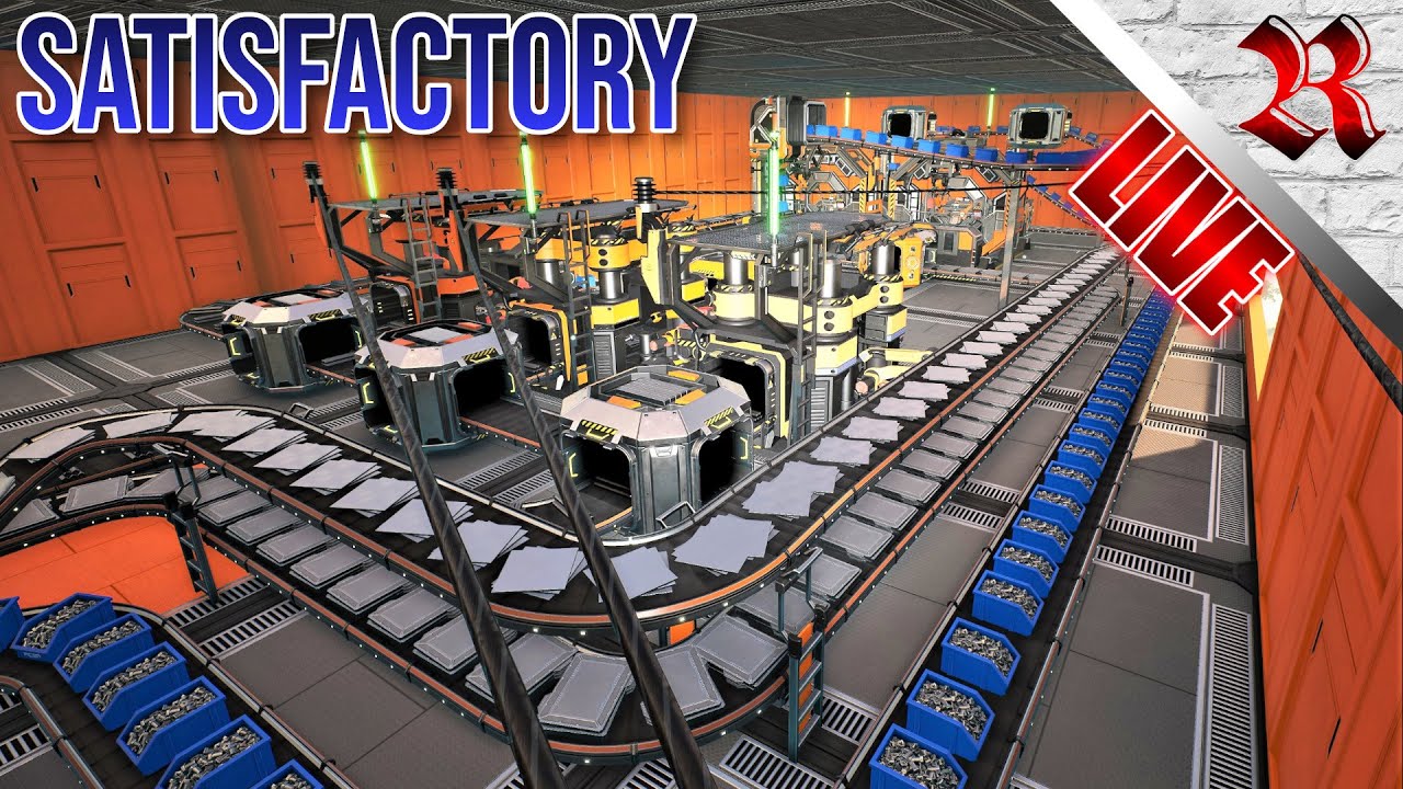 Building a NEW Factory From The Ground Up To Make LIGHTS | Satisfactory ...