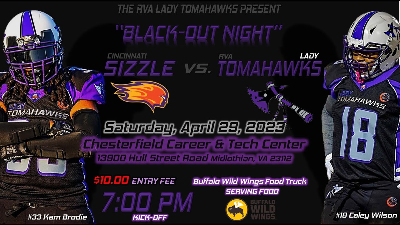2023 USWFL Spring SEMI PRO- Cincinnati Sizzle vs RVA Lady Tomahawks ...