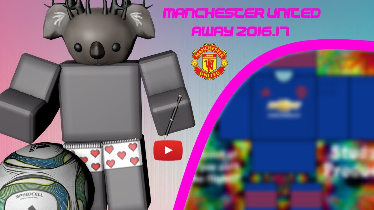 ROBLOX SPEED ART MANCHESTER UNITED AWAY KIT - YouTube