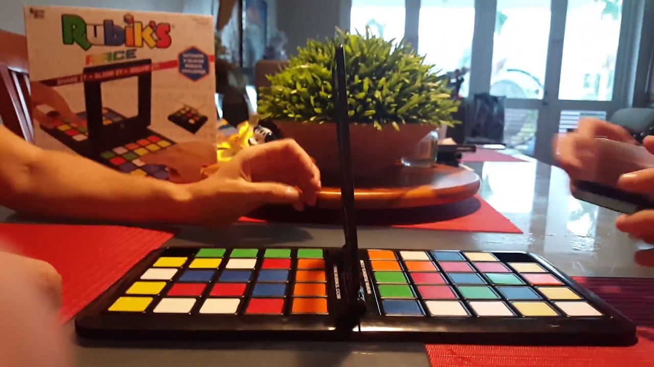 Rubik's race game. Table game - YouTube