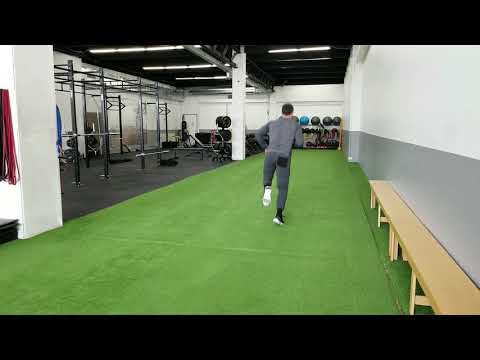 Single Leg Double Hop to Lateral Bound - YouTube