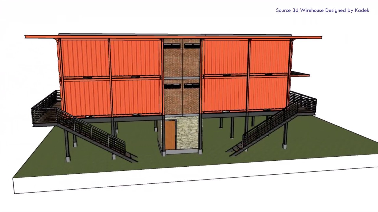 Guest house container - beautiful 40 foot container home guest house - container masters - YouTube