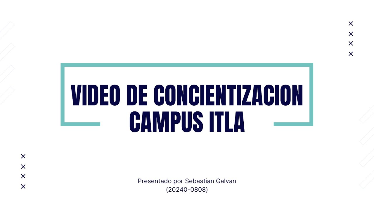 Video de concientizacion Campus ITLA - YouTube