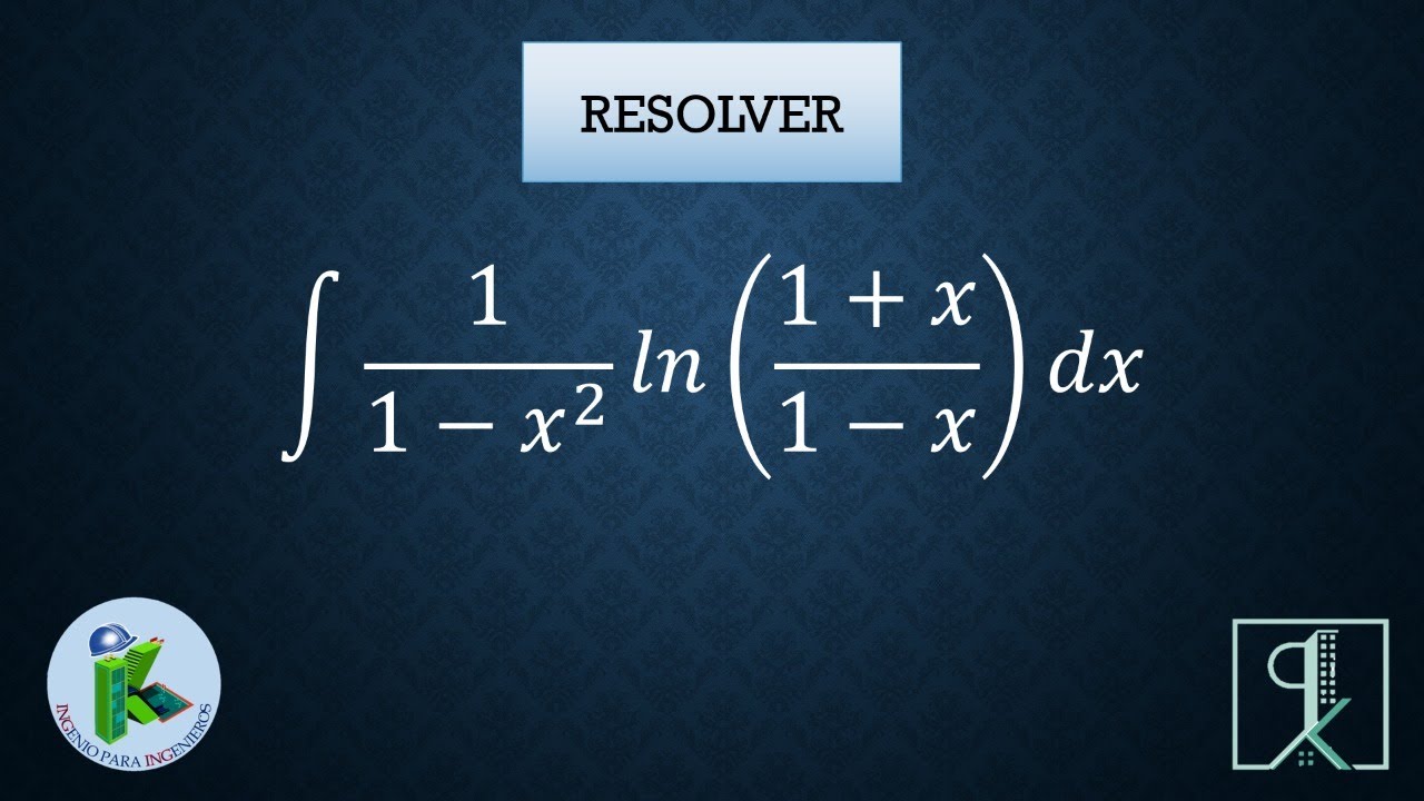 INTEGRAL INDEFINIDA DE LOGARITMO NATURAL. - YouTube
